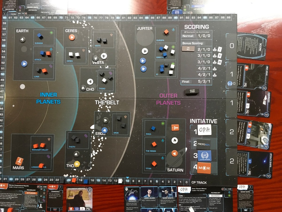 Expanded Play of The Expanse Board Game (WizKids, 2017) – Rocky ...