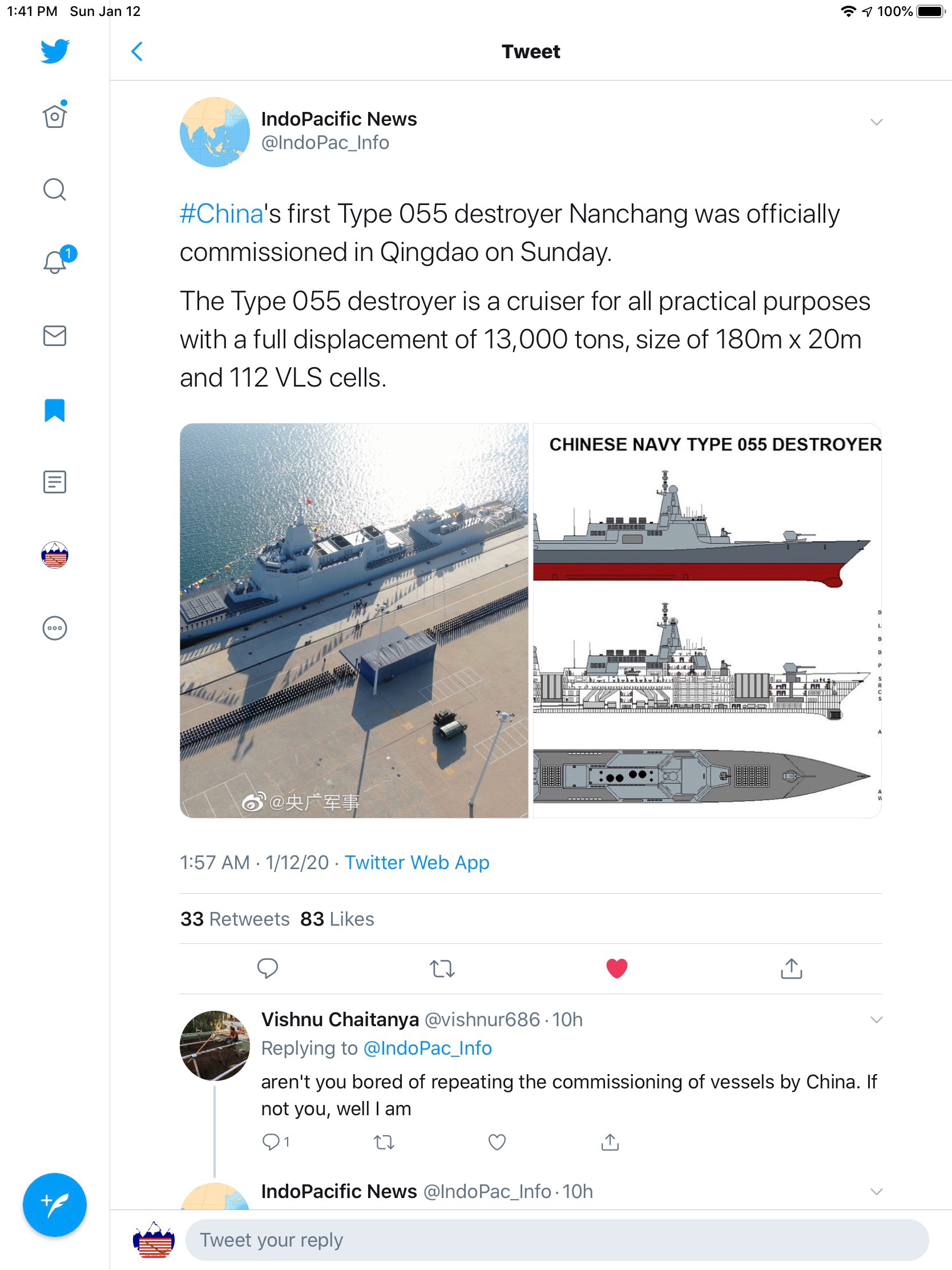 #ThreatTuesday – New Chinese Type 55 DDG(?) thru the #wargame lens of ...