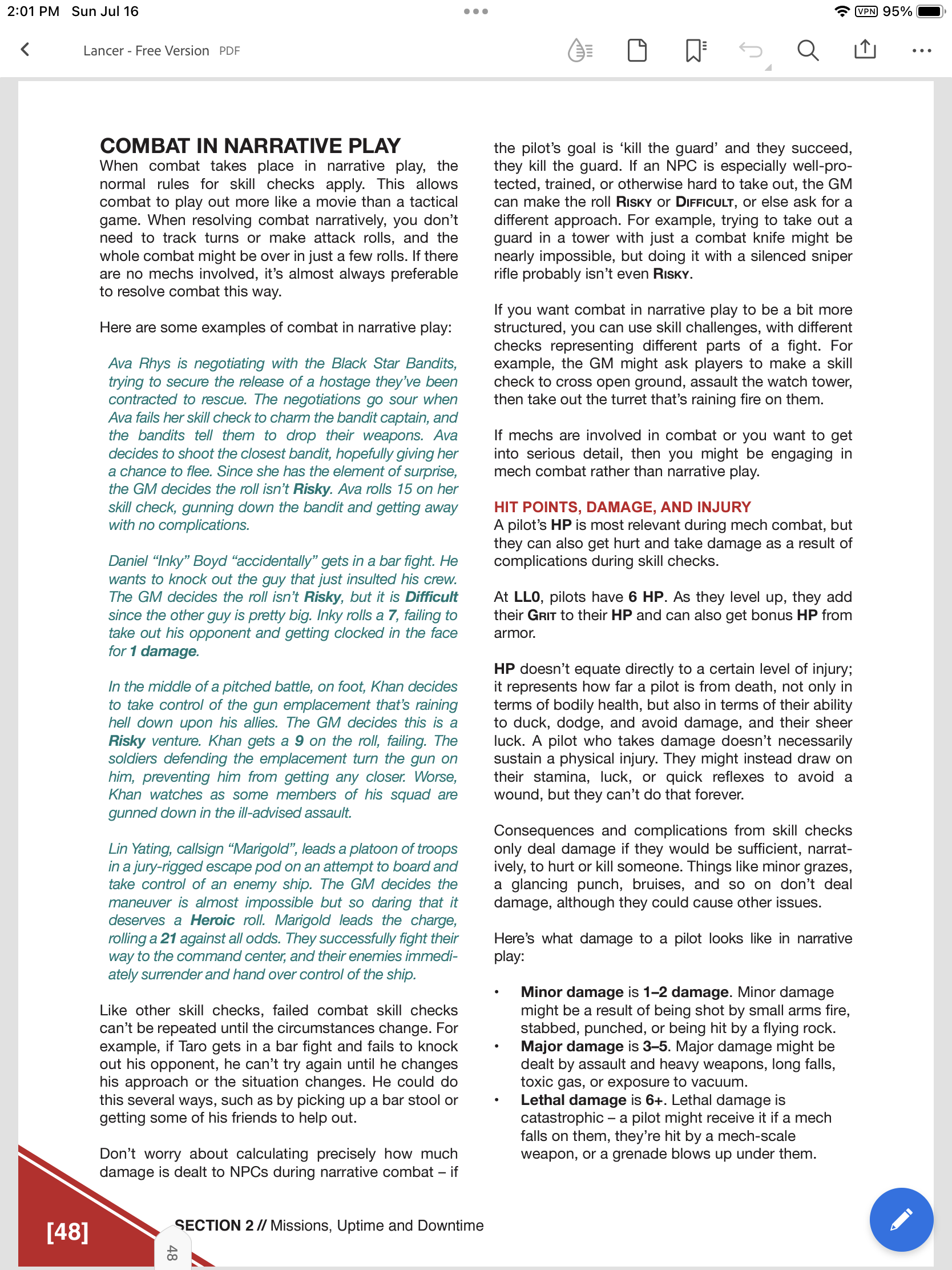 TTRPG Roll 23-31 – An Adventure Wargame with battle, tech, and mechs in ...