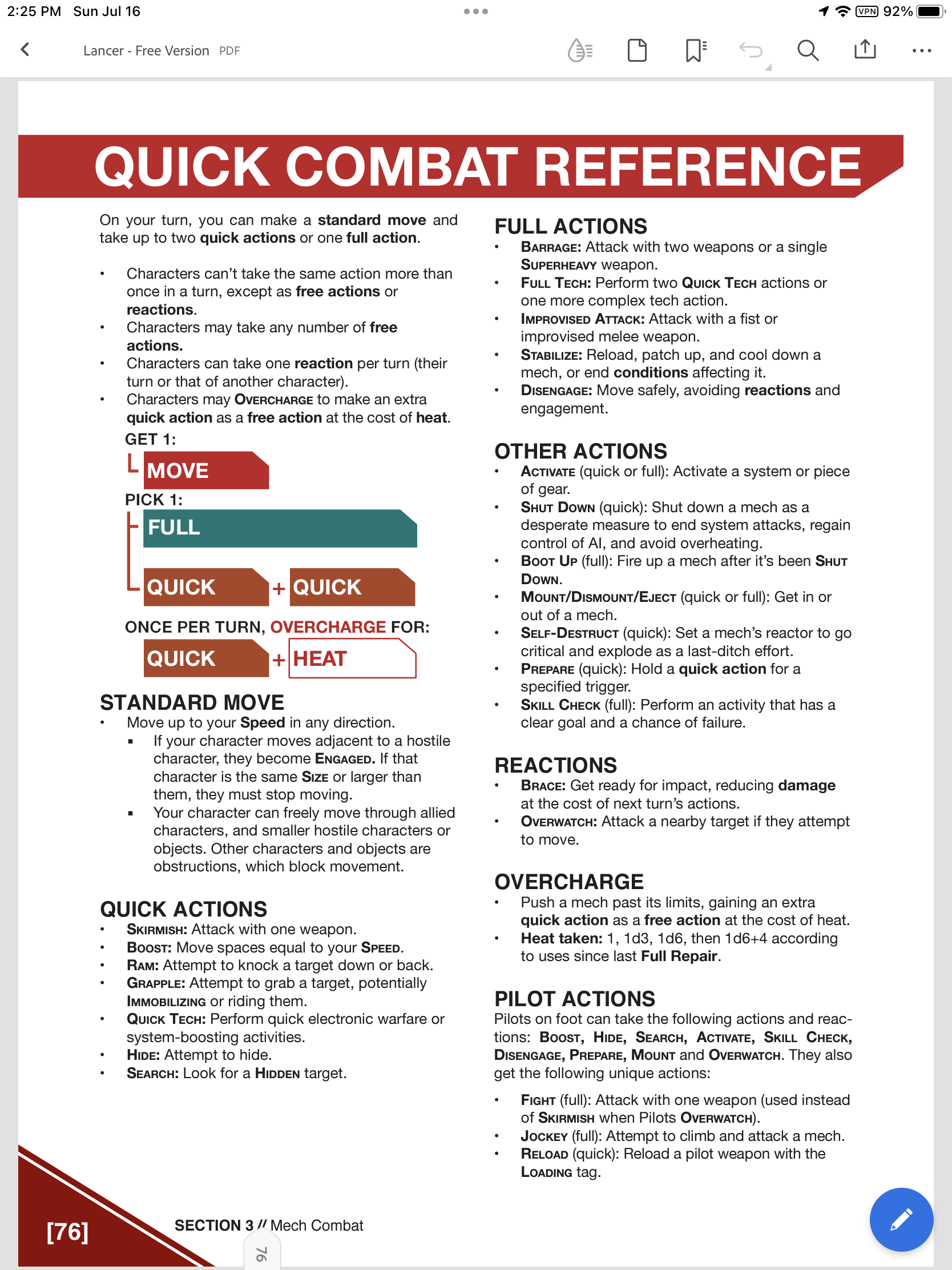 TTRPG Roll 23-31 – An Adventure Wargame with battle, tech, and mechs in ...