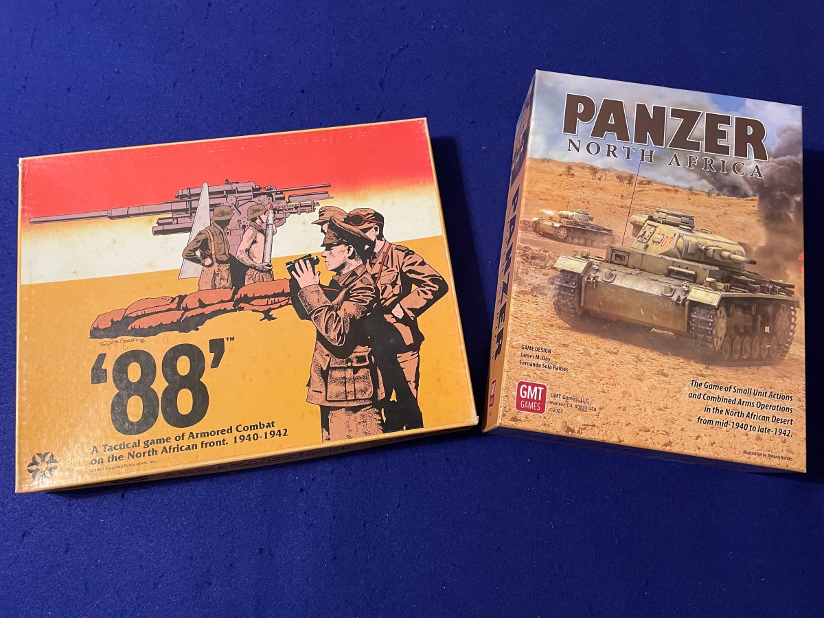 Wargame SITREP 24-11 ~ 88 after 44 Part 1: Basic game of Panzer North Africa (James Day with ...